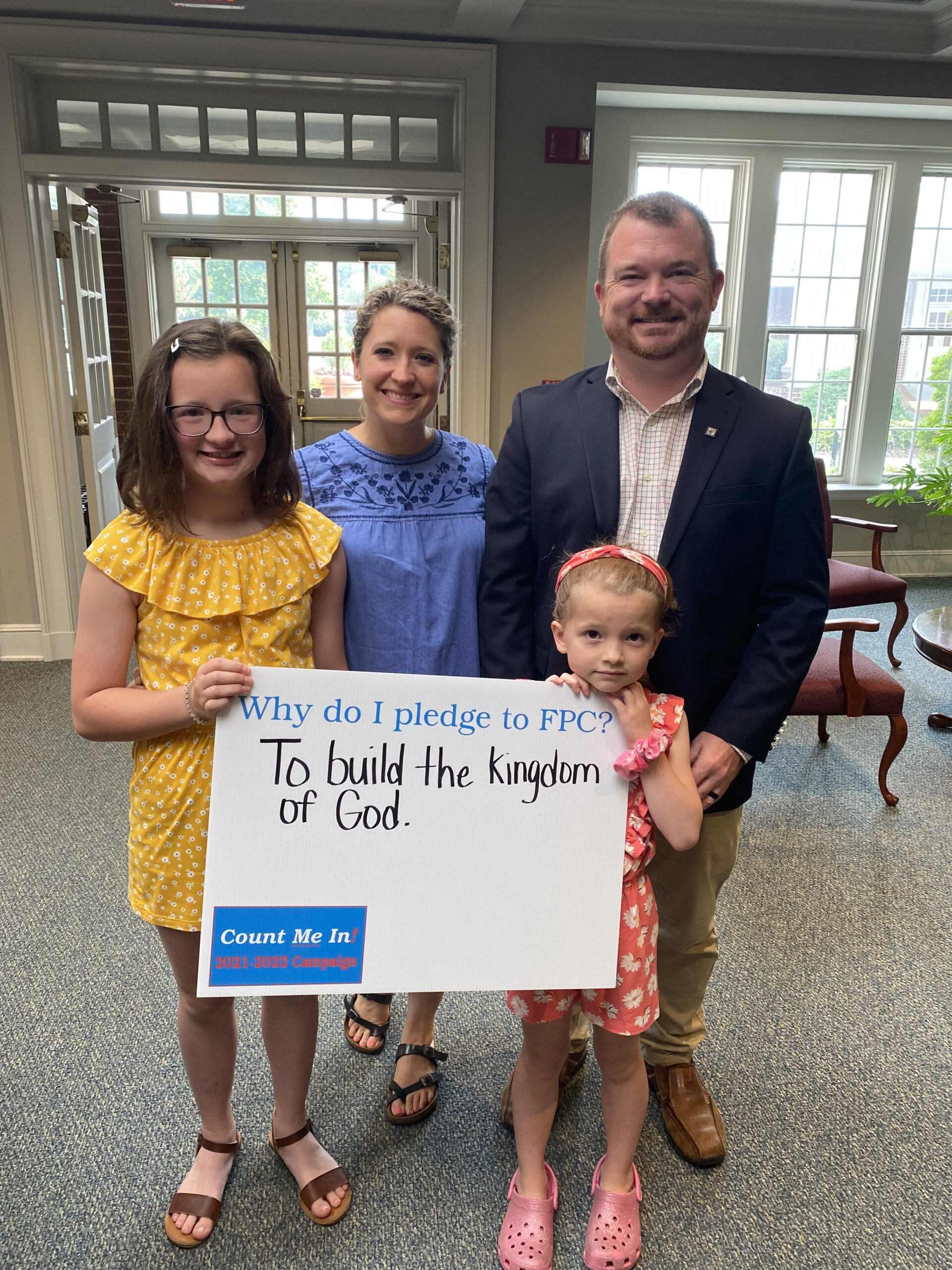 Count Me In!… 2021-2022 Stewardship Campaign - First Presbyterian ...