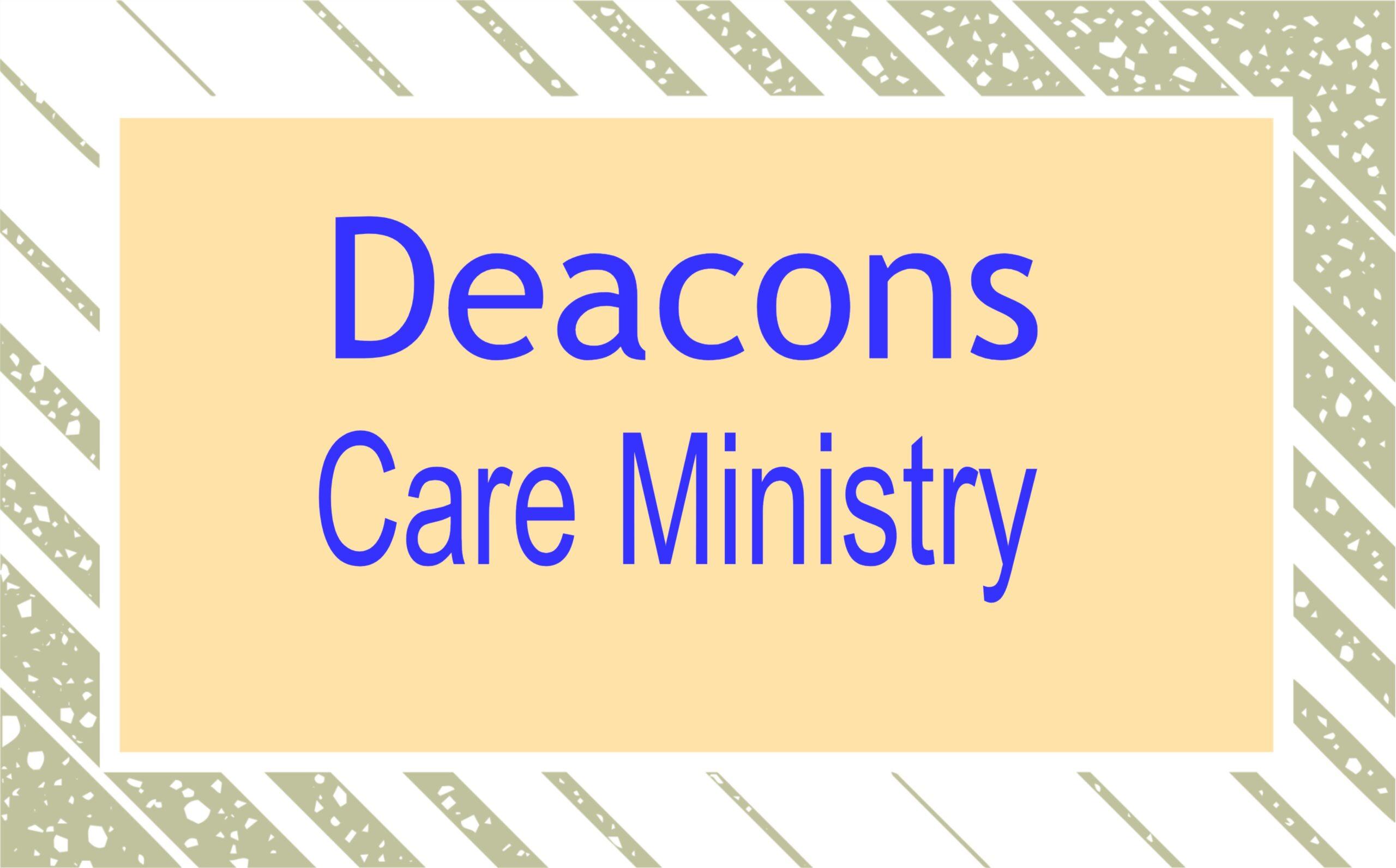 Deacon Care Ministry - First Presbyterian Church-Kingsport